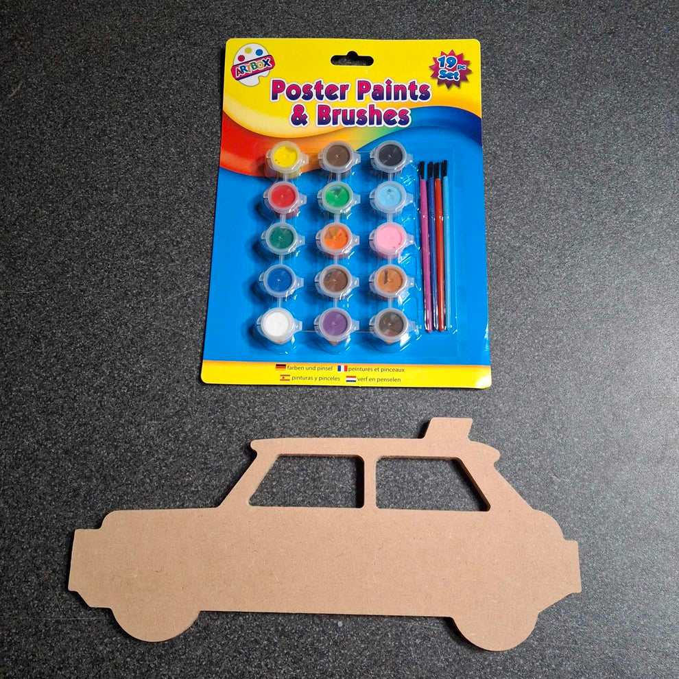 Paint Your Own Ministox Kit – Stock Car & Banger Toy Tracks