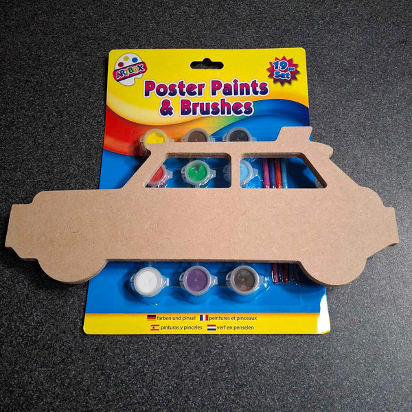 Paint Your Own Ministox Kit – Stock Car & Banger Toy Tracks