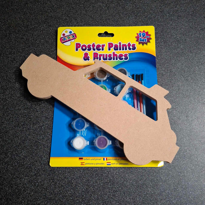 Paint Your Own Ministox Kit – Stock Car & Banger Toy Tracks