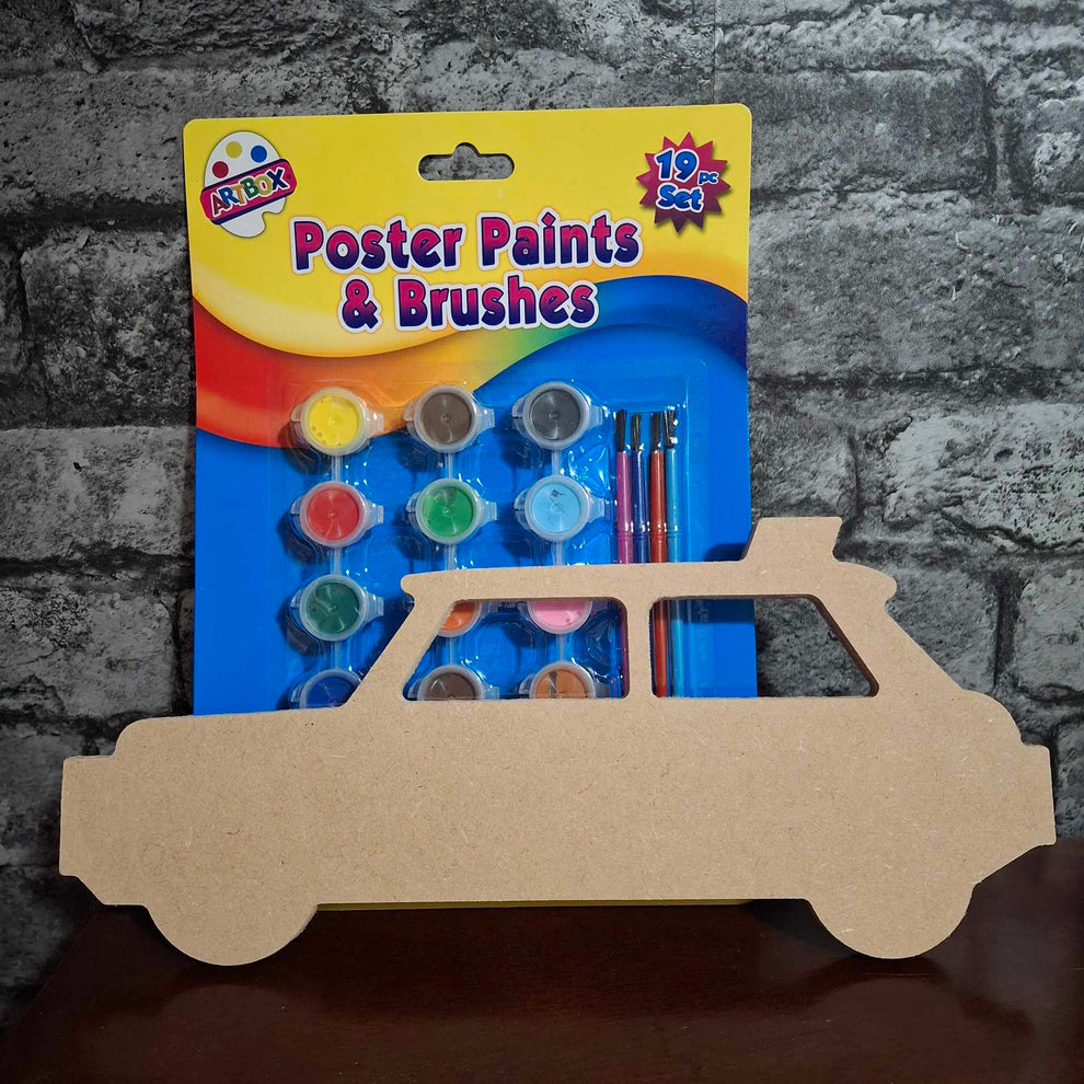 Paint Your Own Ministox Kit – Stock Car & Banger Toy Tracks